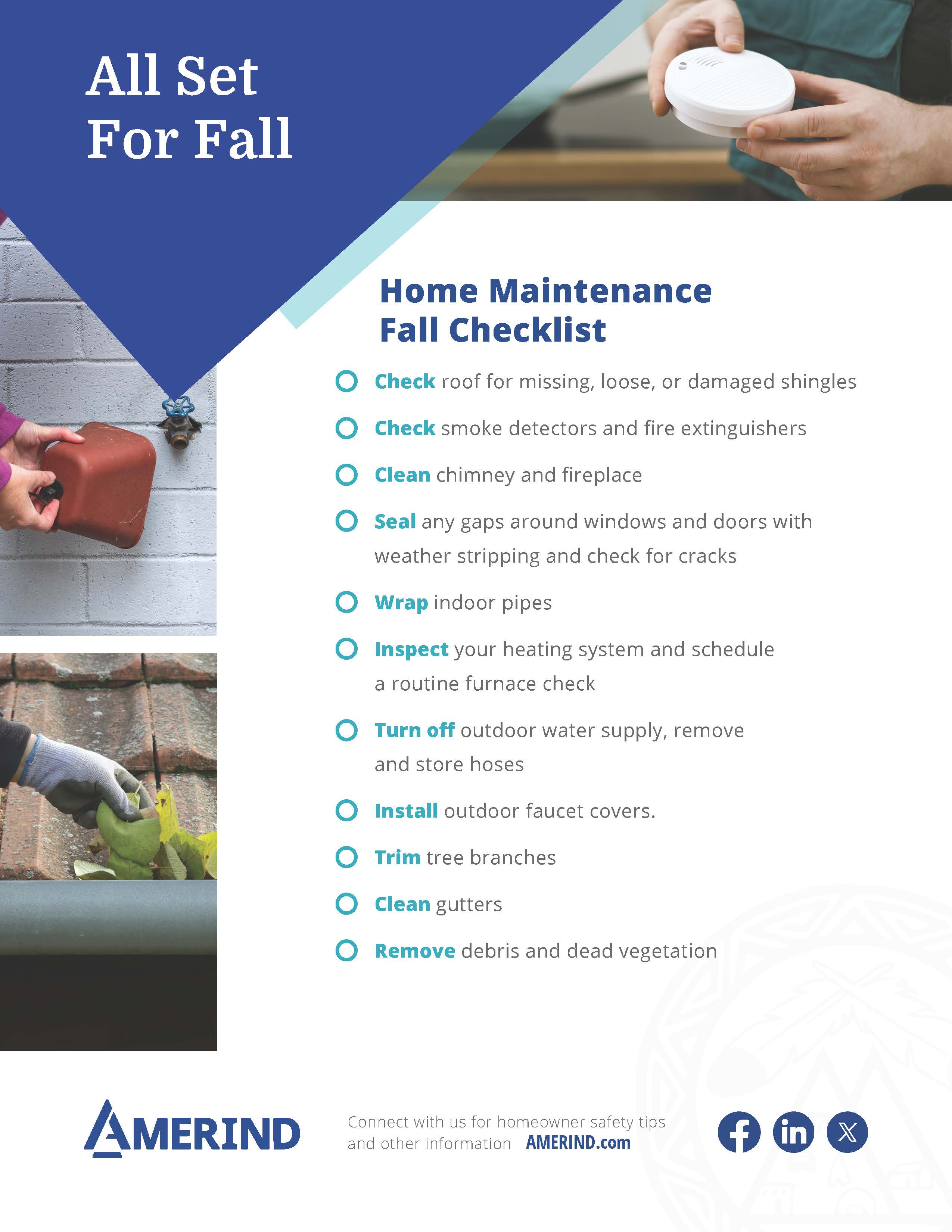 Fall Maintenance Safety Checklist - SWA Corporation | Rosebud, SD